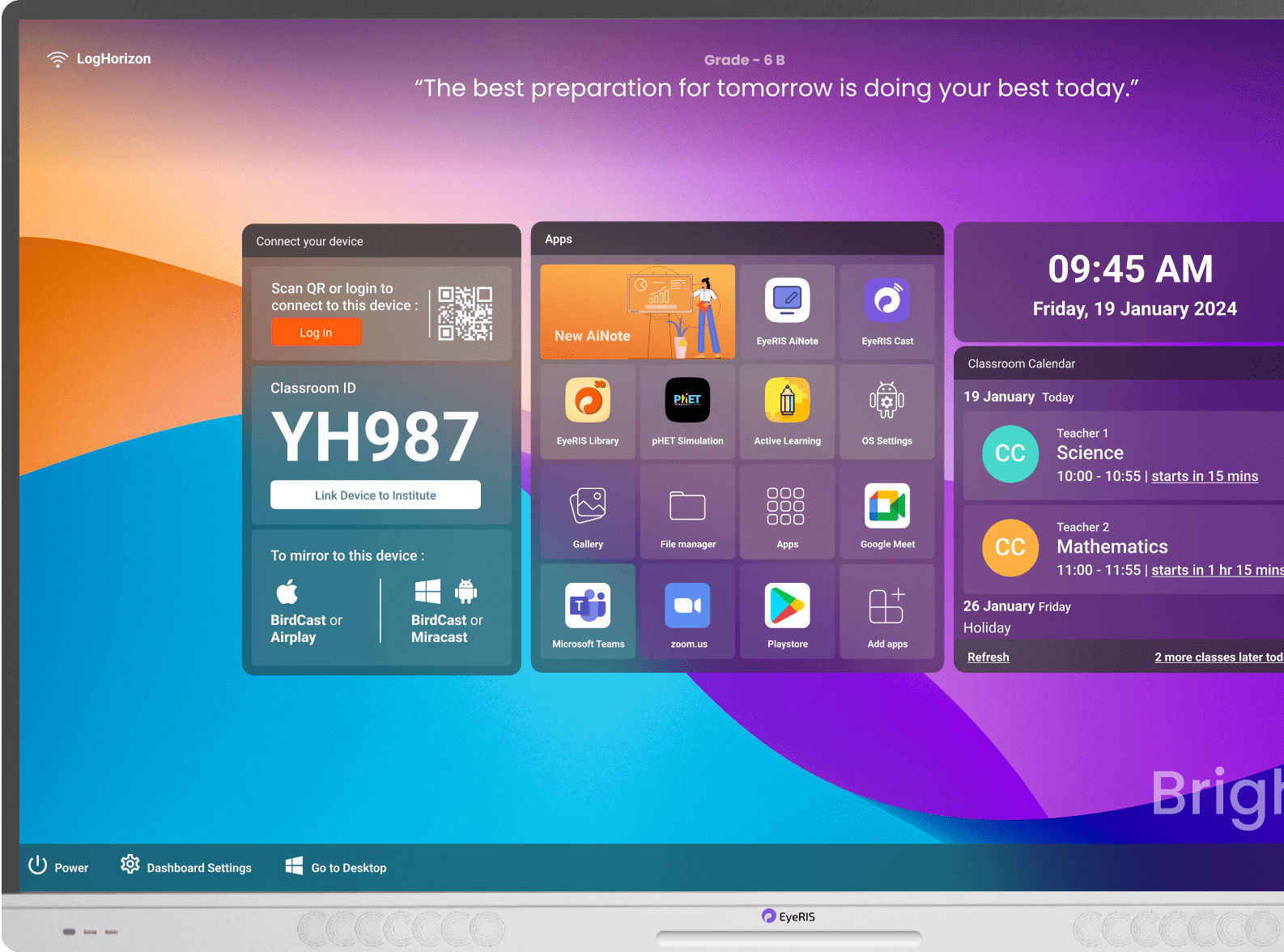 EyeRIS Digital Board - The World’s First AI Digital Board for Next-Gen Smart Classrooms