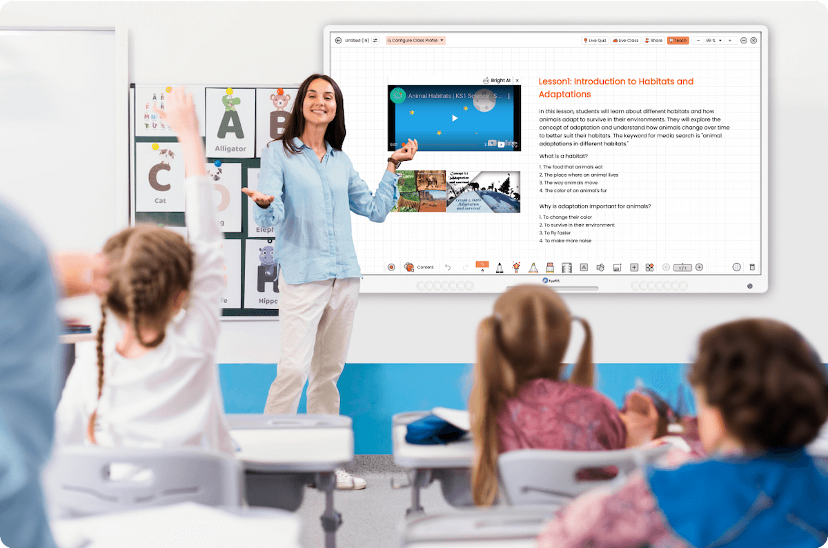 EyeRIS Interactive Flat Panels: Revolutionizing Smart Classrooms